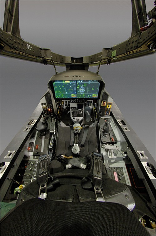 IMAGEM: Cockpit do caça Lockheed F-35 Lightning II JSF – Cavok Brasil