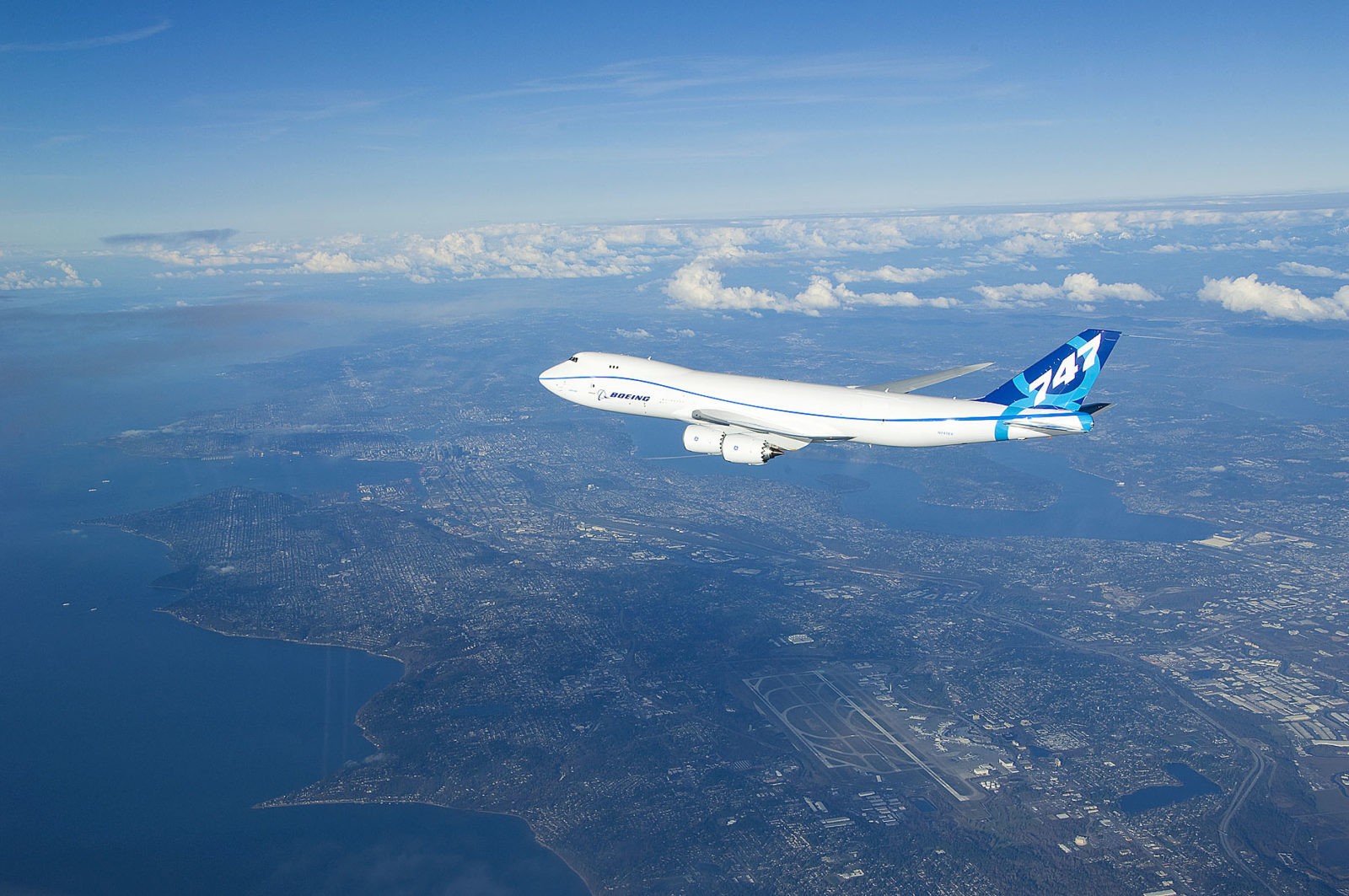 Nova imagem e novo voo marcado para o Boeing 747-8F – Cavok Brasil