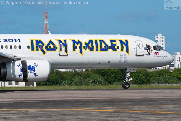 IMAGENS: Walk Around no “Ed Force One” – o 757 do Iron Maiden! – Cavok ...