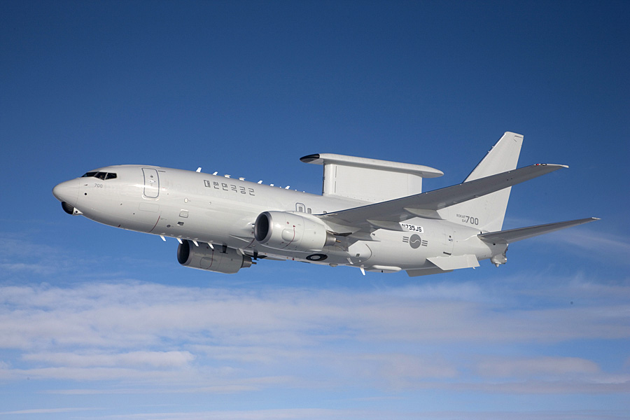 Boeing entrega o primeiro Boeing 737 AEW&C Peace Eye para Coreia do Sul ...