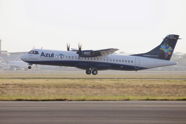 Azul Linhas Aéreas recebe seu primeiro ATR 72-600 – Cavok Brasil