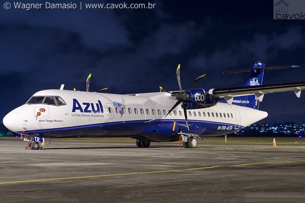 IMAGENS: Primeiro ATR 72-600 da Azul chega no Brasil – Cavok Brasil