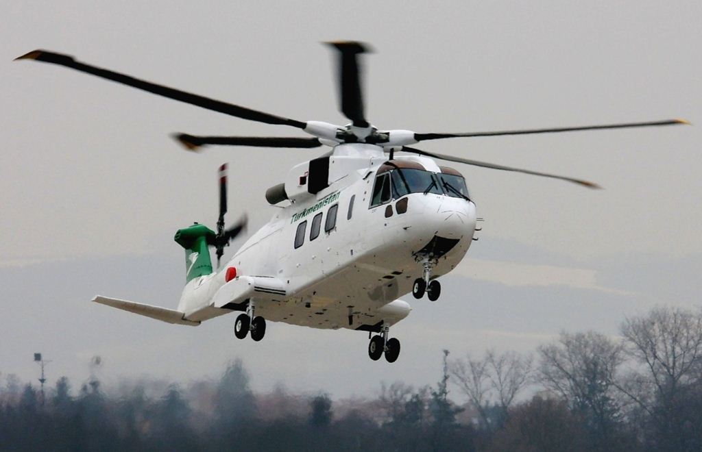 AgustaWestland entrega o primeiro de dois helicópteros AW101 VVIP para ...