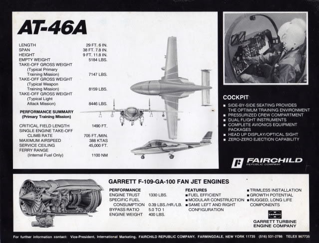 AERONAVES “QUASE” FAMOSAS: Fairchild T-46 ‘Eaglet’ – Cavok Brasil