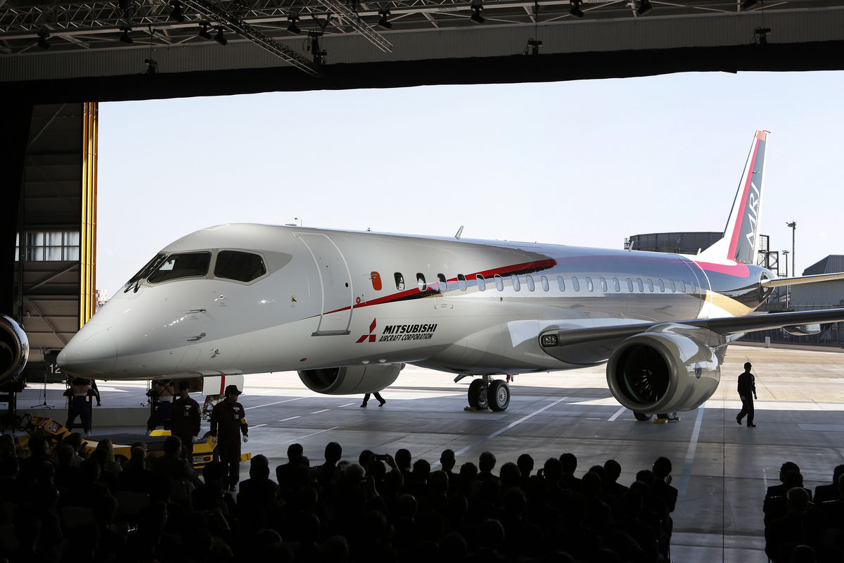 Mitsubishi revela o seu jato regional MRJ – Cavok Brasil