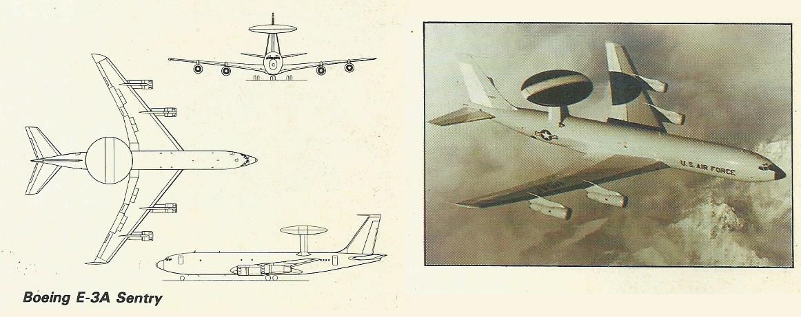 AERONAVES FAMOSAS: Boeing EC-137D / E-3 Sentry – Cavok Brasil