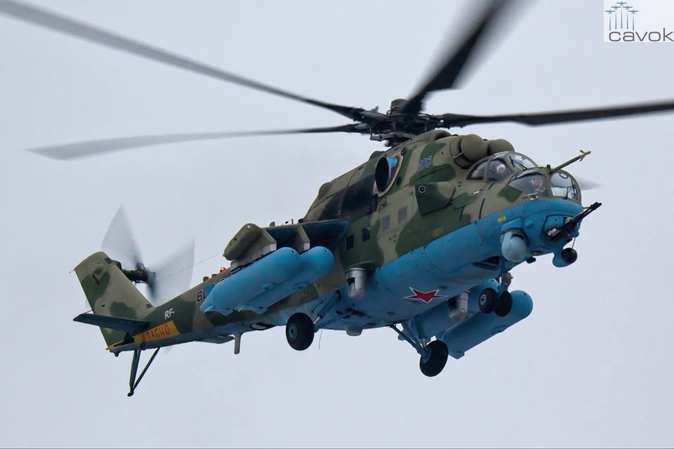 RÚSSIA: Helicóptero Mi-35M equipado com jammer ‘President-S’ incia ...