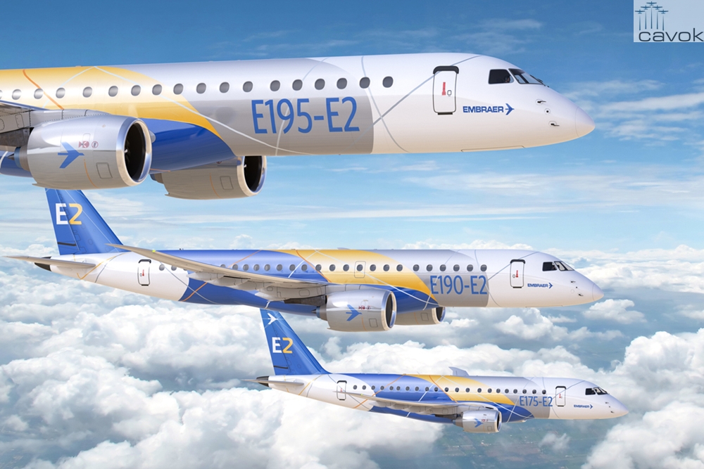 VÍDEO: Embraer apresenta mock-up do interior dos E-jets E2 no Show ...