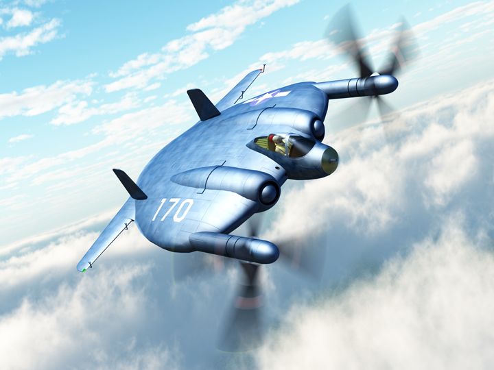 Estranhas silhuetas no céu: Vought V-173 “Flying Pancake” – Cavok Brasil