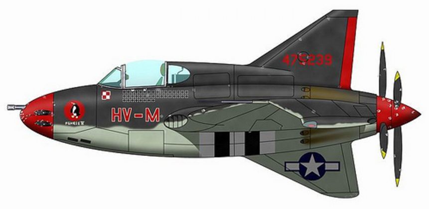 AERONAVES (QUASE) FAMOSAS: Northrop XP-56 ‘Black Bullet’ - Cavok Brasil ...