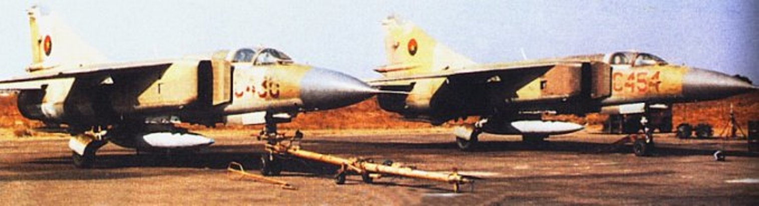 GUERRA FRIA: Os MiG-23 cubanos em ação contra a SAAF em Angola