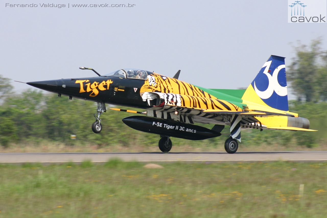 FAB: F-5M do Primeiro Grupo de Aviação de Caça ganha adesivagem ...