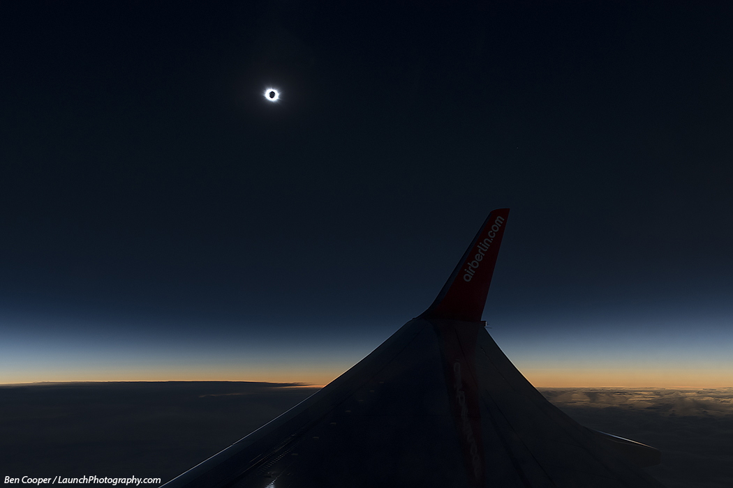 Pilotos preparam-se para o grande eclipse que atingirá o território dos ...
