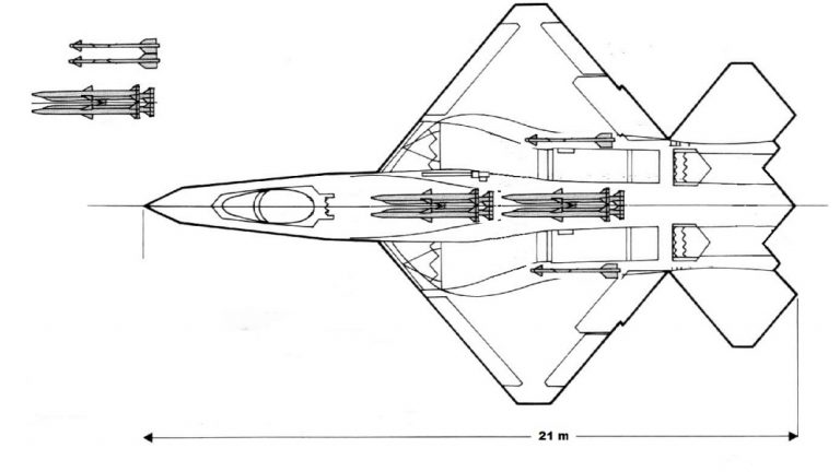 AERONAVES (QUASE) FAMOSAS: Northrop YF-23, o super caça que a USAF ...