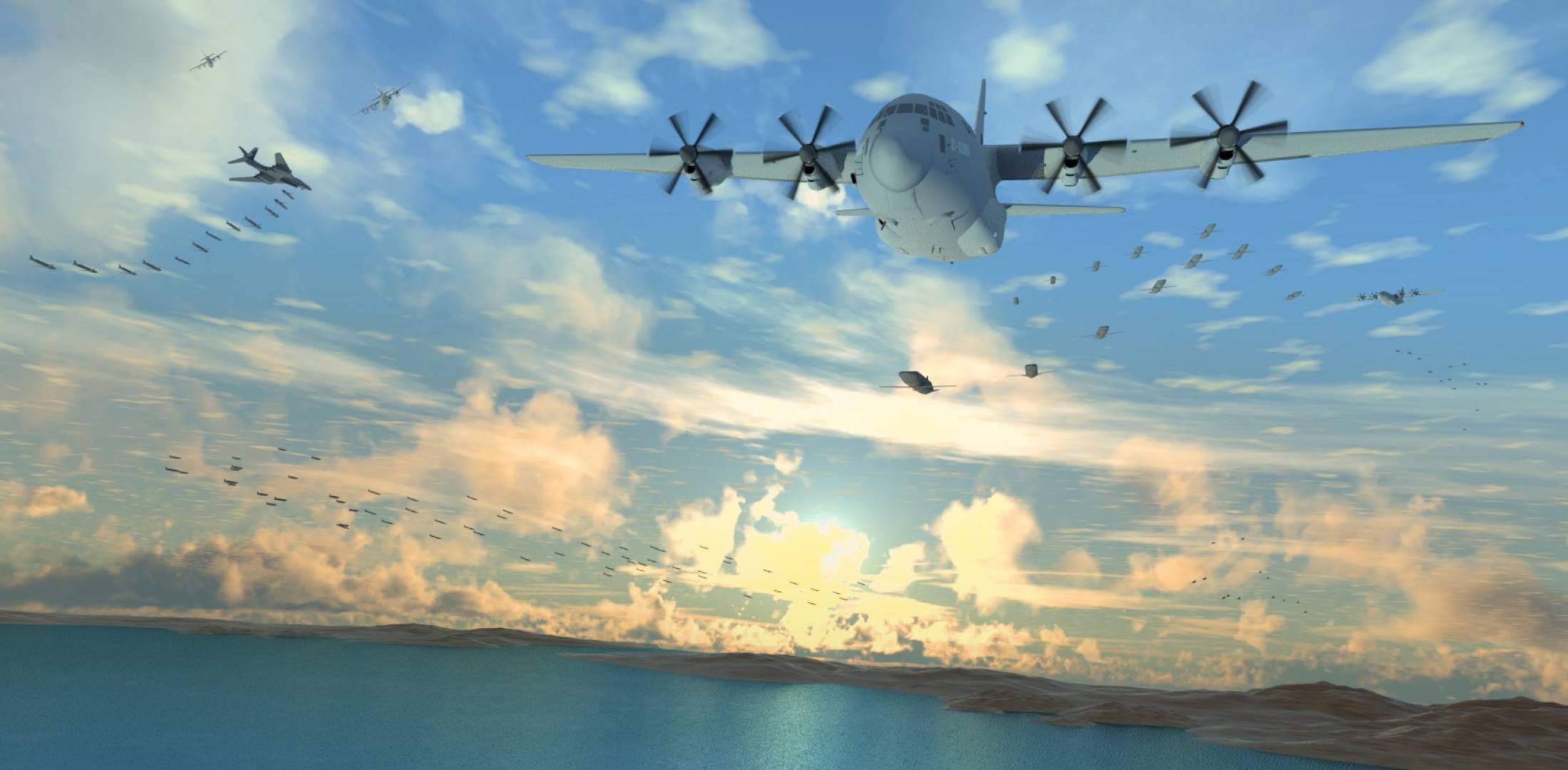 DARPA avança no sistema ‘Gremlins’ de drones lançados de aeronaves C ...