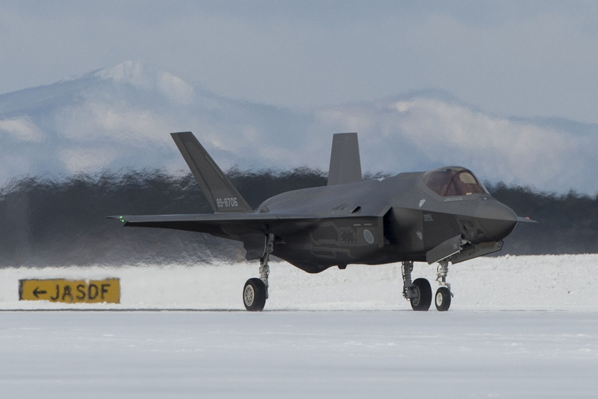 JASDF celebra a chegada oficial do primeiro F-35A na Base Aérea de ...