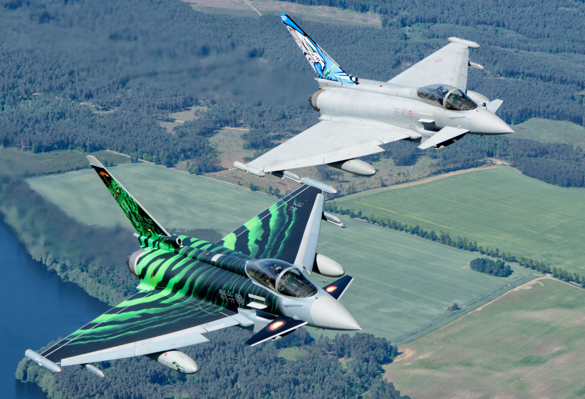 TIGER MEET: Eurofighters voltam para casa com um troféu para o Typhoon ...