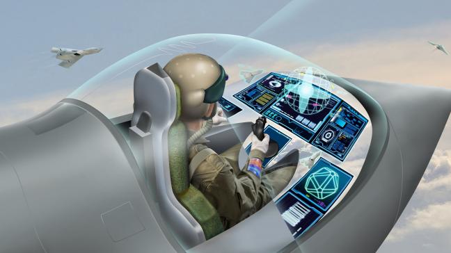 BAE Systems desenvolve cockpit onde piloto controlará o jato de combate ...