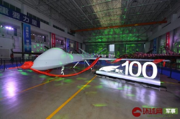 Empresa chinesa AVIC apresentou o 100º drone de combate Wing Loong ...