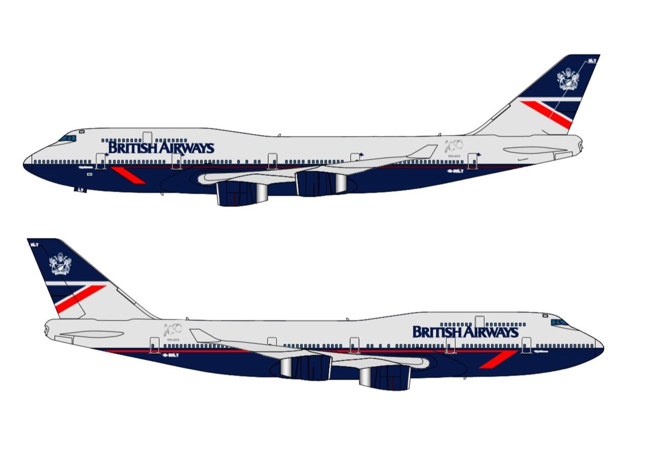 British Airways revela terceira pintura histórica para marcar seu ...