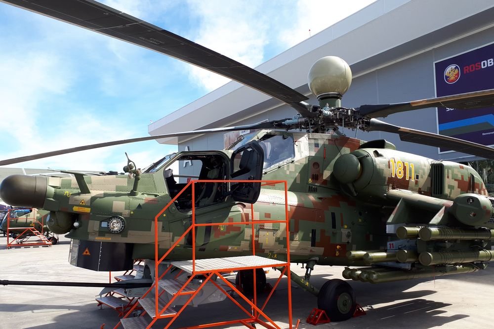 IMAGENS: Rússia apresenta Mi-28NM modernizado de acordo com experiência ...
