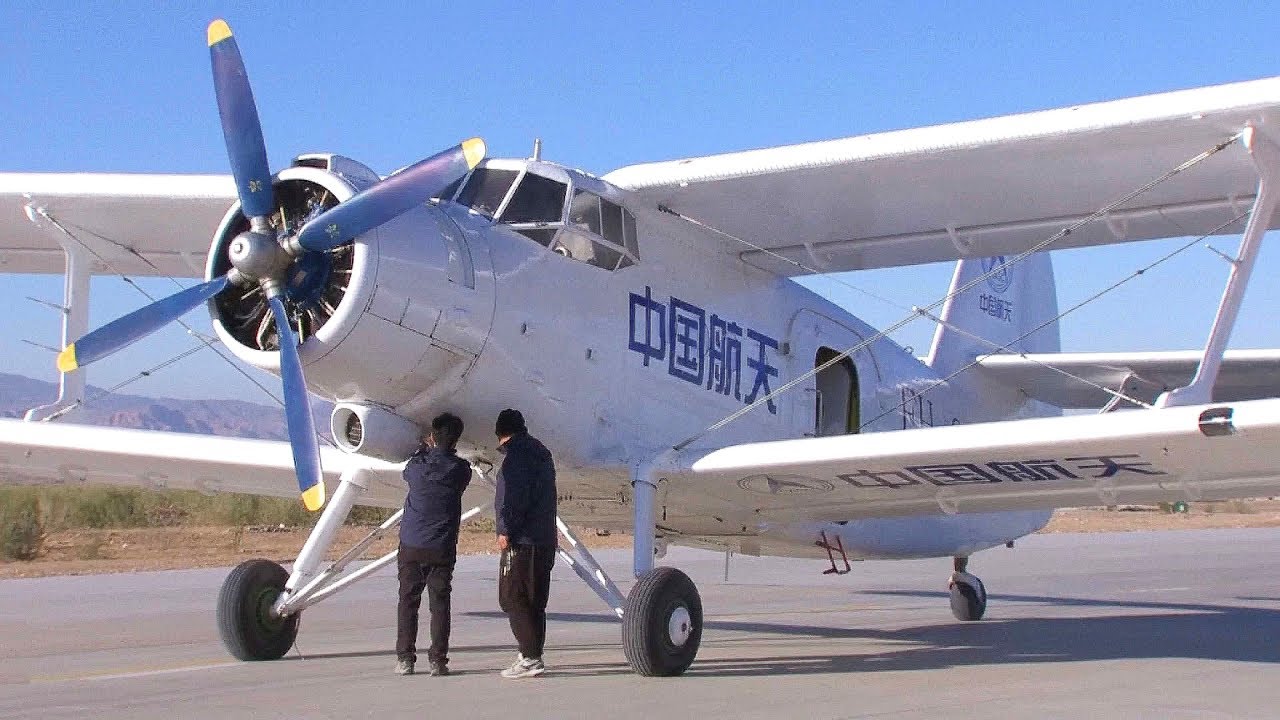 China testa lançamento aéreo de carga pesada a partir de biplano não ...