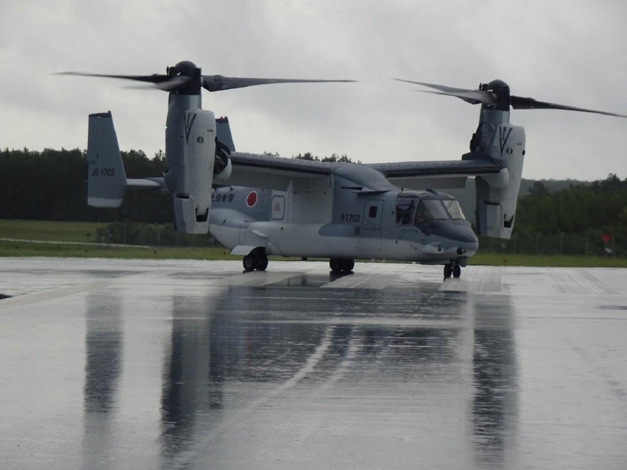 IMAGENS: Tiltrotor V-22 Osprey do Japão participa de exercício nos EUA ...