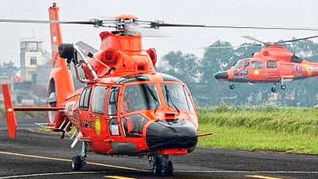Agência SAR da Indonésia recebe dois helicópteros PTDI AS365 N3 Dauphin ...