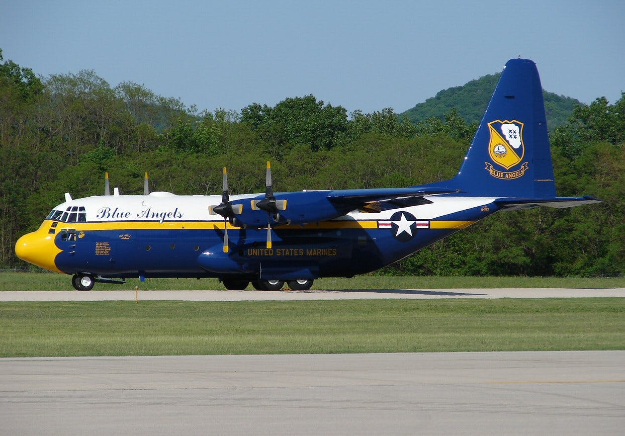 VÍDEO: Blue Angels divulga teaser do seu novo C-130J “Fat Albert ...