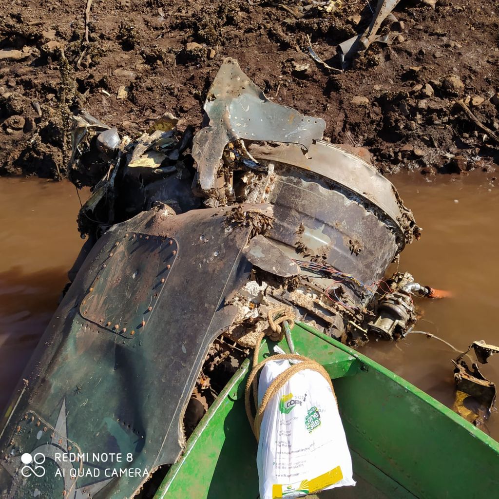 Localizadas partes da fuselagem de aeronave A-1 da FAB acidentada em 2012 Localizadas partes da fuselagem de aeronave A-1 da FAB acidentada em 2012