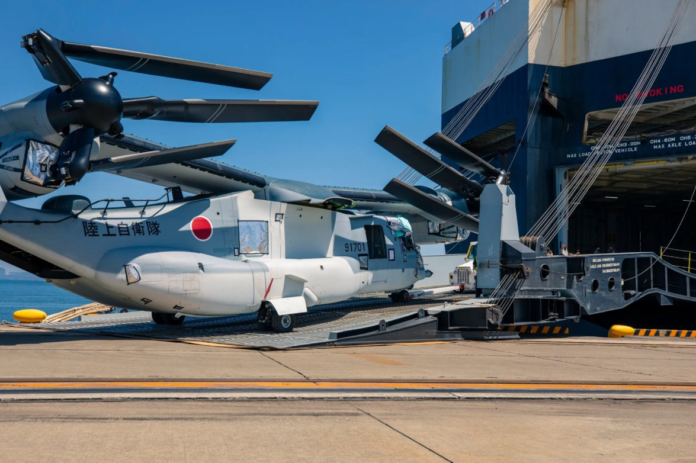 IMAGENS: Primeiros V-22 Osprey da JGSDF chegam ao Japão – Cavok Brasil