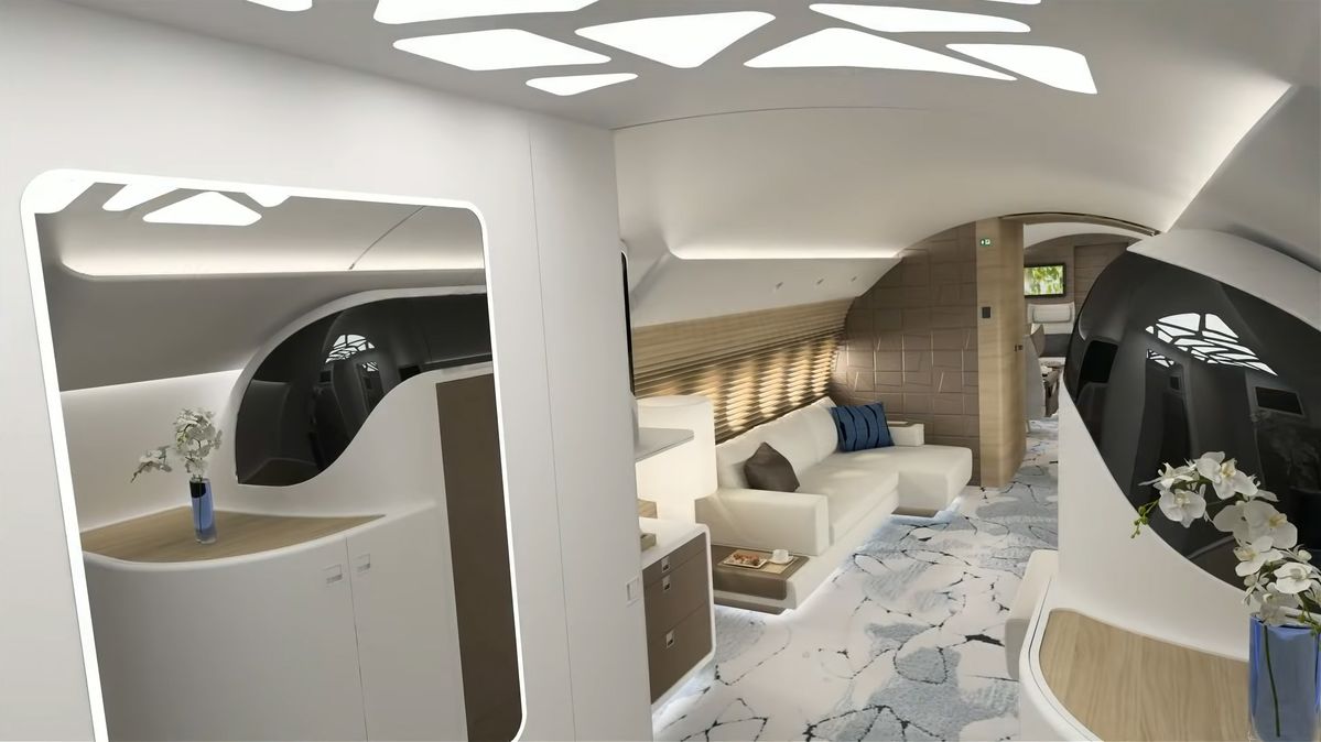 Empresas dos EUA apresentam imagens conceito de Airbus A220 em versão ...