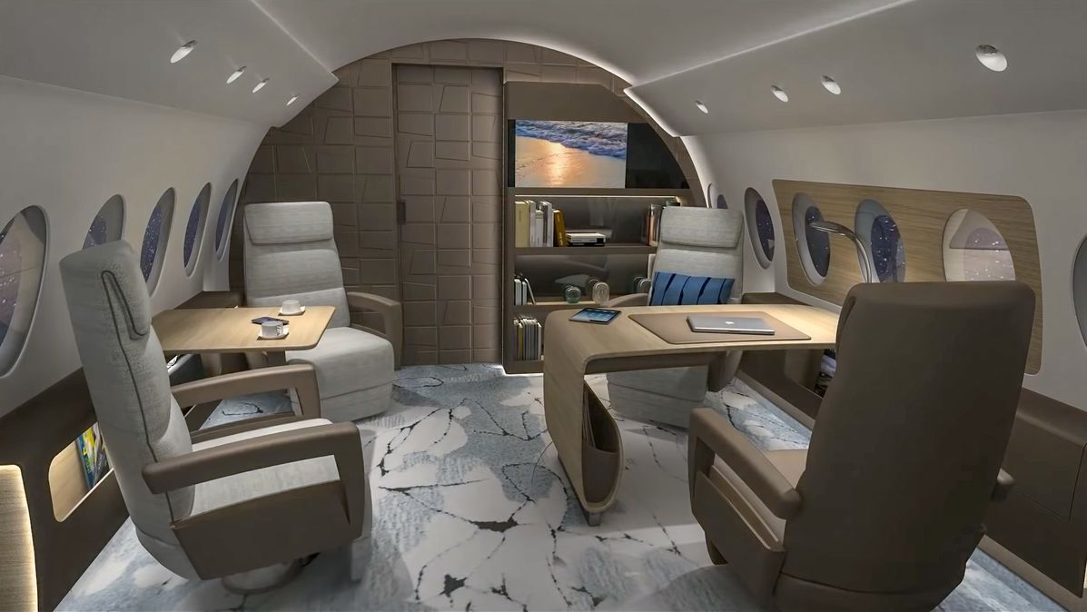 Empresas dos EUA apresentam imagens conceito de Airbus A220 em versão ...