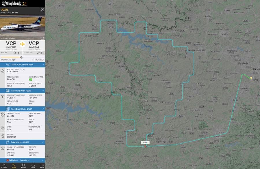 AZUL realiza voo com representação de mapa do Brasil – Cavok Brasil