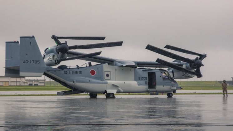 IMAGENS: Japão oficialmente recebe seu primeiro V-22 Osprey