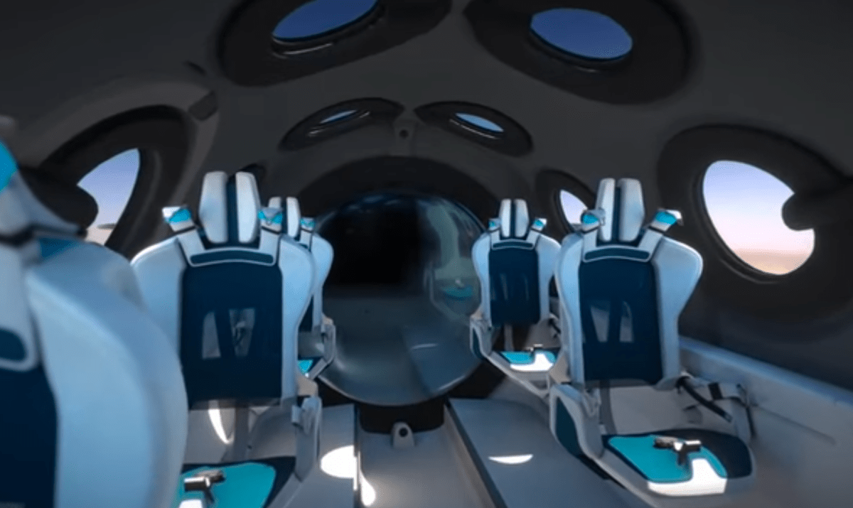 VÍDEO E IMAGENS: Virgin Galactic apresenta o interior da SpaceShipTwo ...