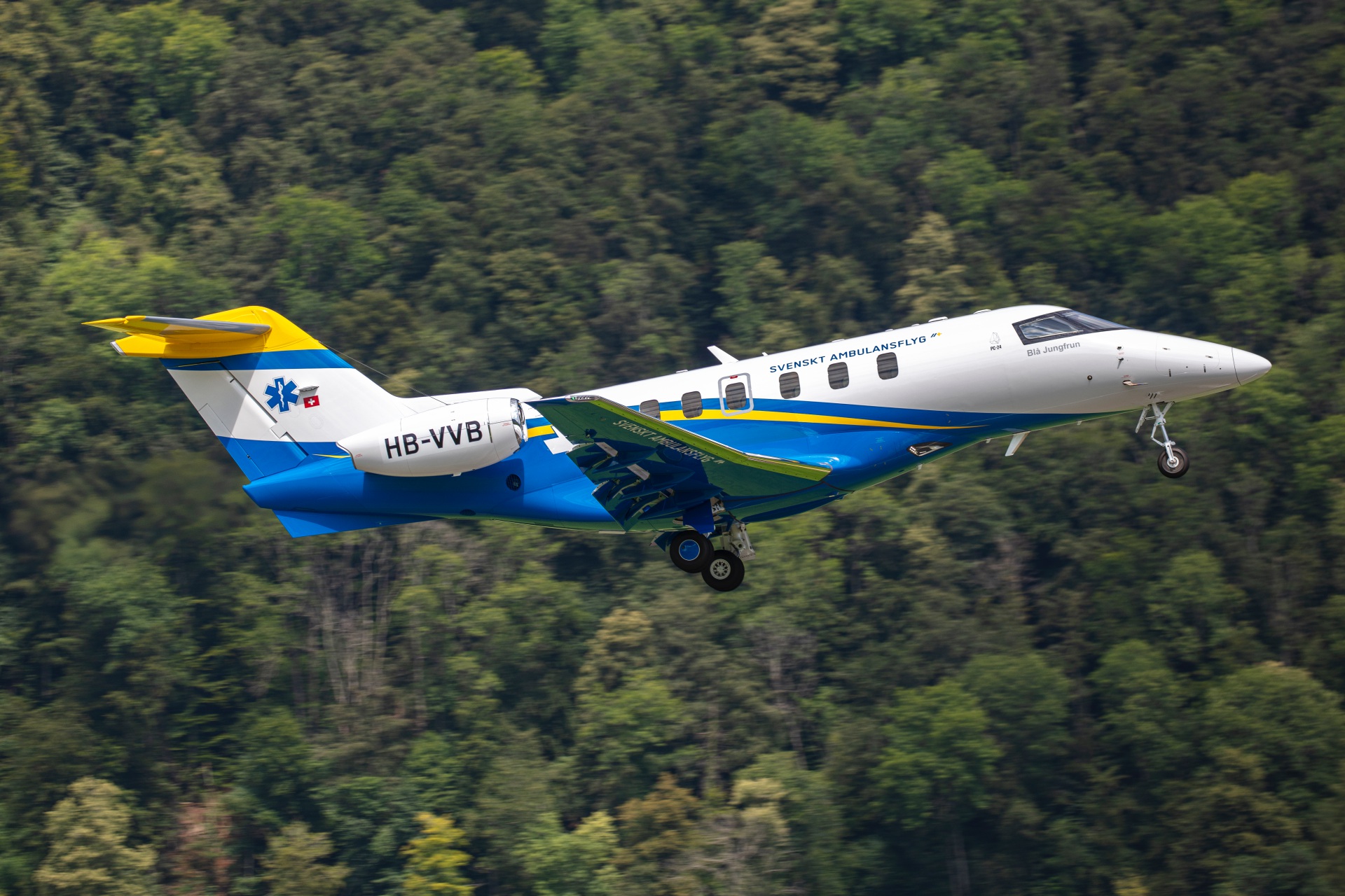 IMAGENS: Voa o primeiro PC-24 de evacuação aeromédica da Suécia – Cavok ...