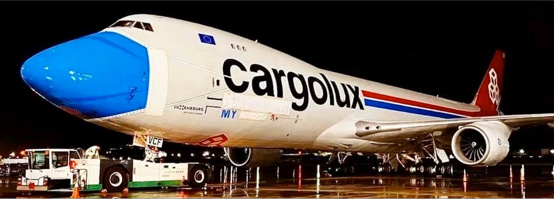 IMAGENS: Cargolux coloca máscara em um dos seus 747-8F – Cavok Brasil