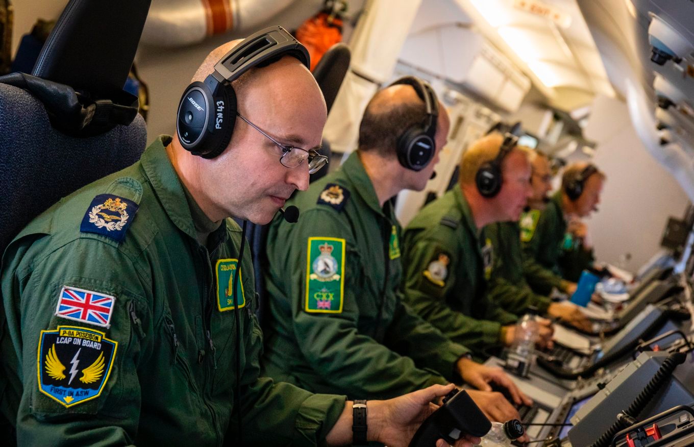 RAF implanta o P-8 Poseidon para monitorar operações no Canal da Mancha ...