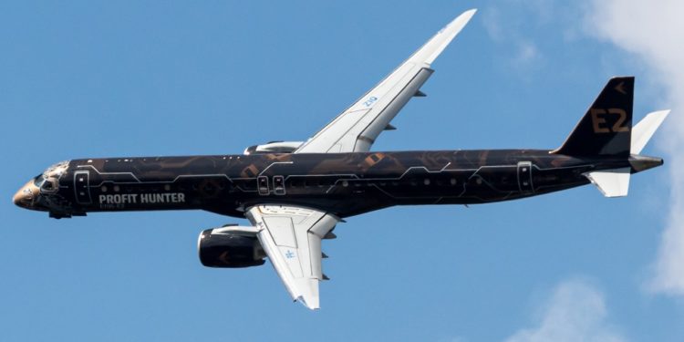 Embraer recebe novo pedido de 30 aeronaves E195-E2s