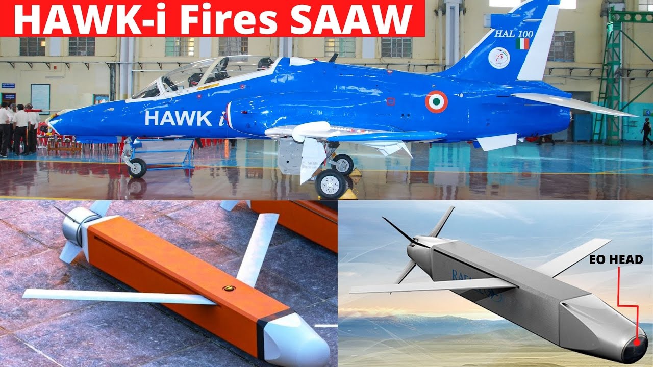 Jato Hawk-i Trainer da Força Aérea Indiana equipado com o míssil ASRAAM ...