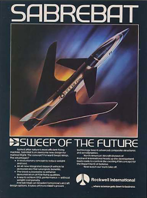 AERONAVES (QUASE) FAMOSAS: Rockwell Sabre Bat – Cavok Brasil