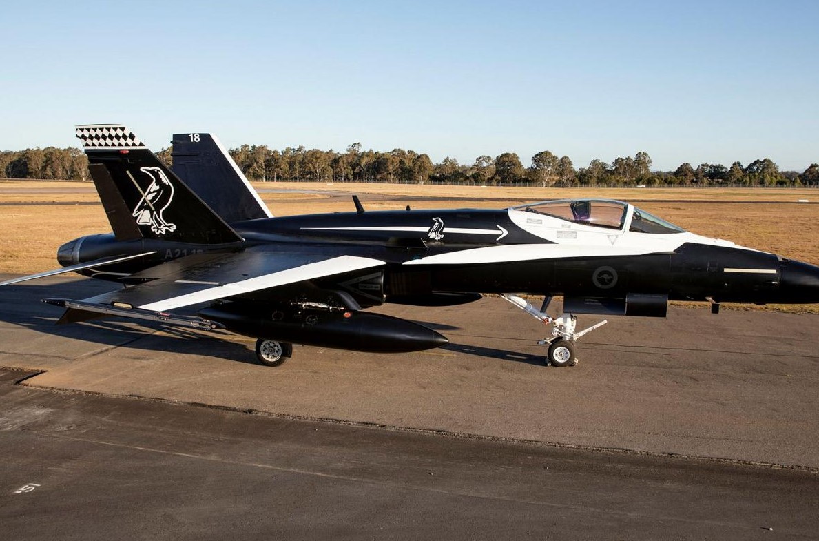 Força Aérea Australiana revela Hornet com ousada pintura inspirada em ...
