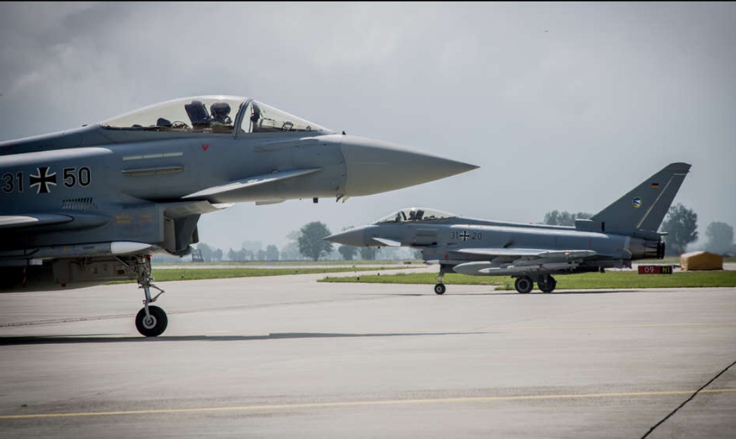 IMAGENS: Eurofighters alemães voam com mísseis Meteor pela primeira vez ...
