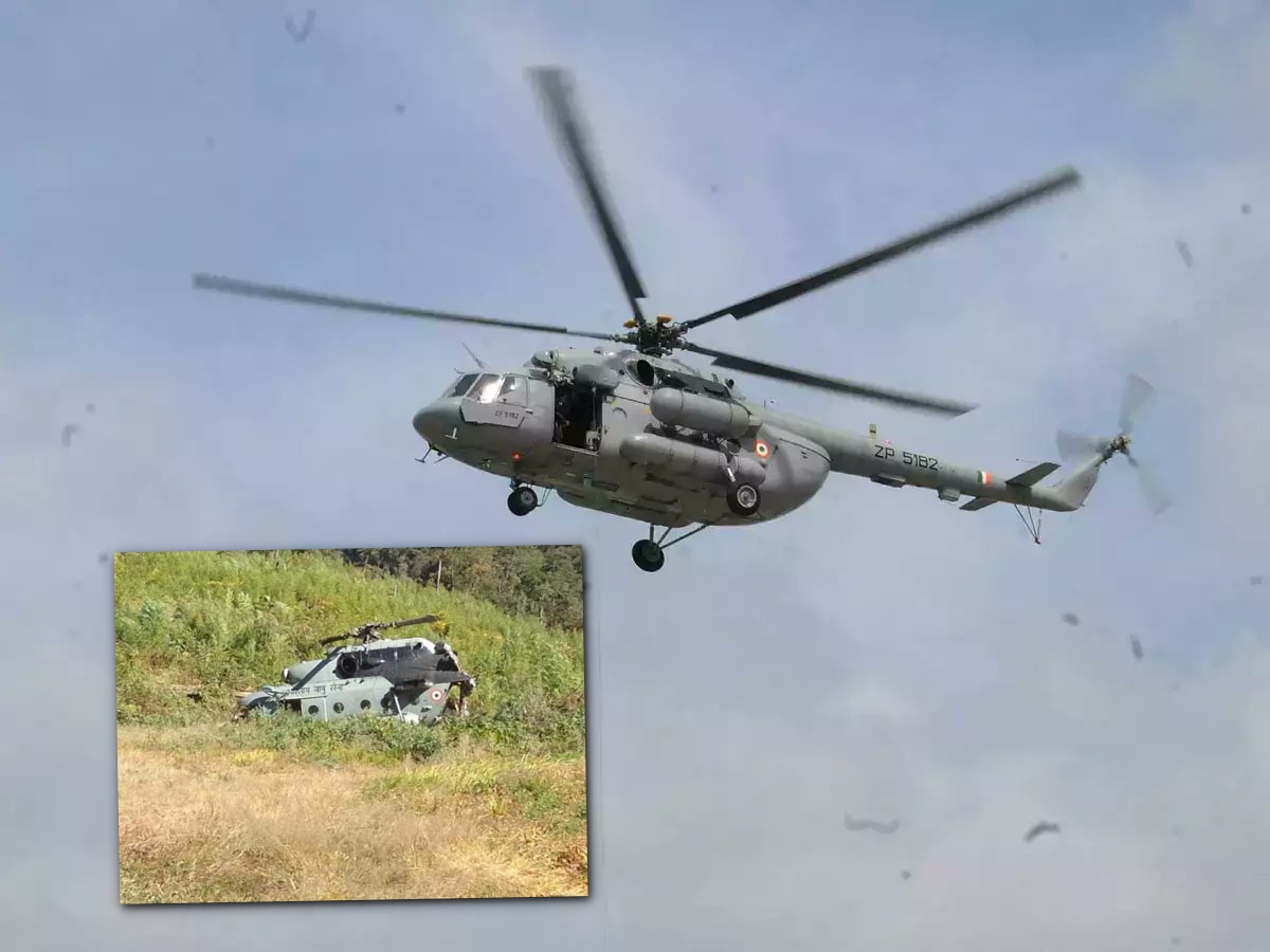 VÍDEO: Helicóptero Mi-17 da Força Aérea Indiana faz pouso de emergência ...