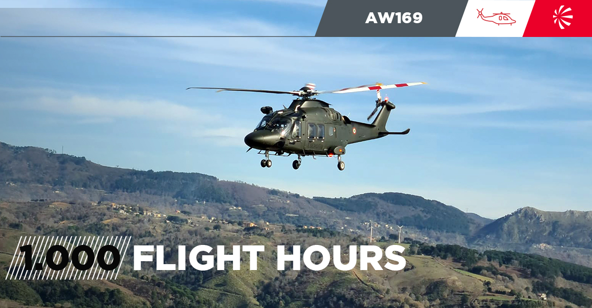Helicópteros UH-169B do Exército Italiano atingem a marca de 1.000 ...