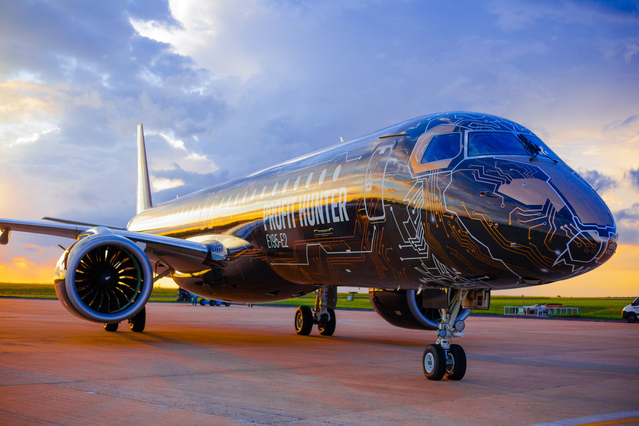 Embraer exibe seu E195-E2 ‘Tech Lion’ na Wings India – Cavok Brasil