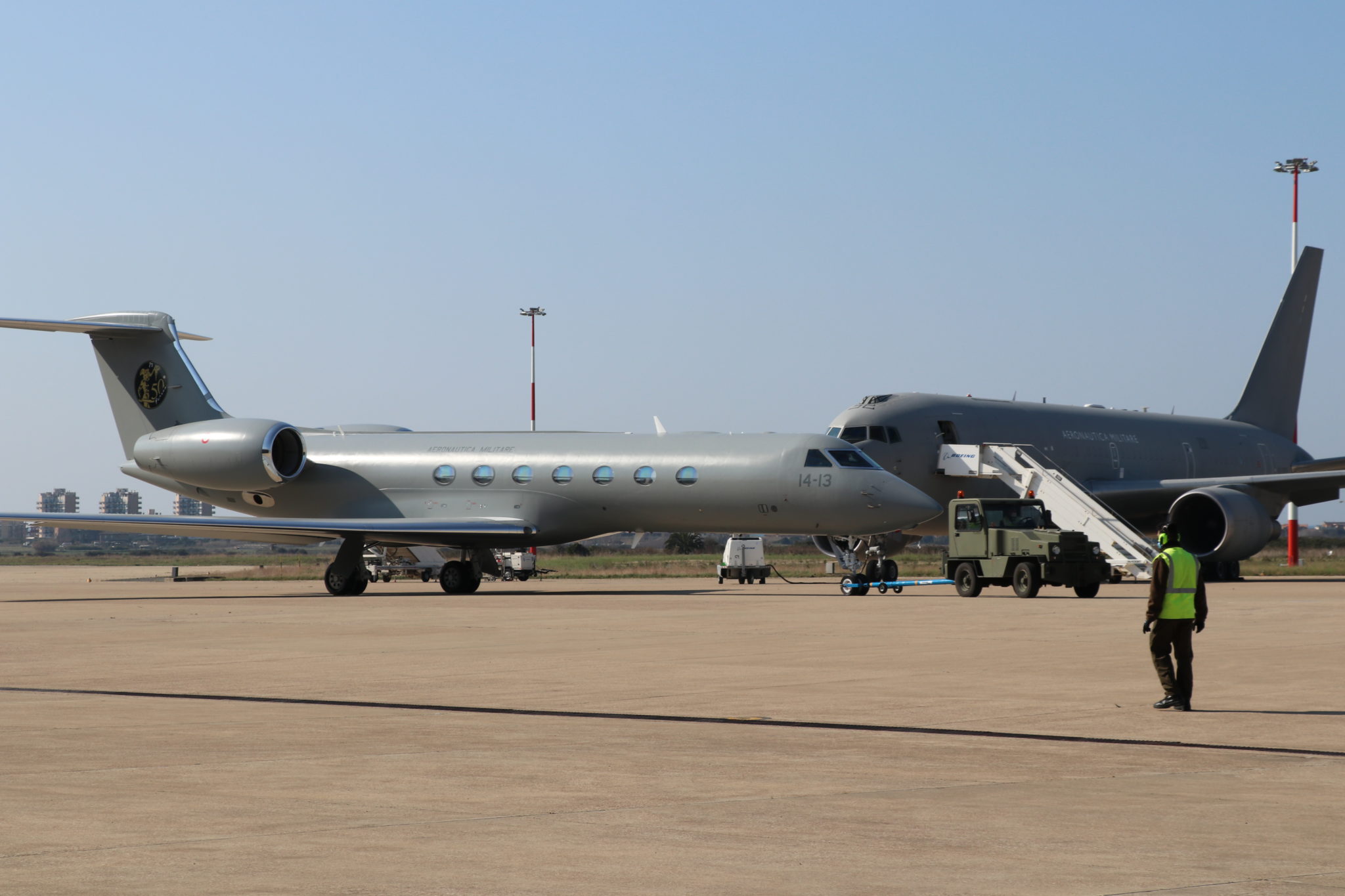 Força Aérea Italiana recebe sua primeira aeronave de missão especial ...