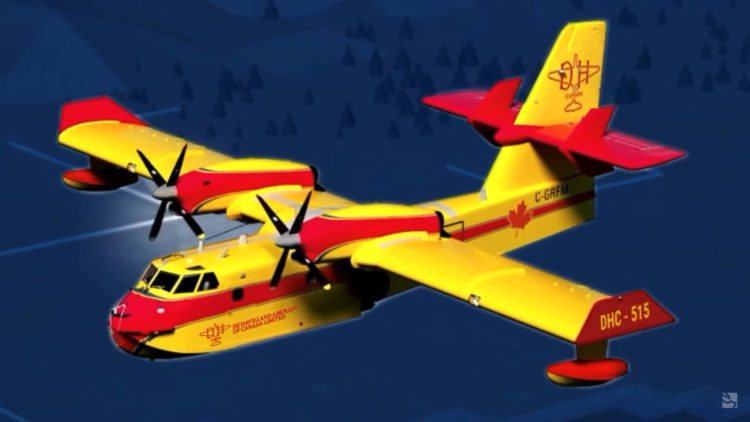 De Havilland quer oferecer no mercado o avião bombeiro DHC-515 – Cavok ...