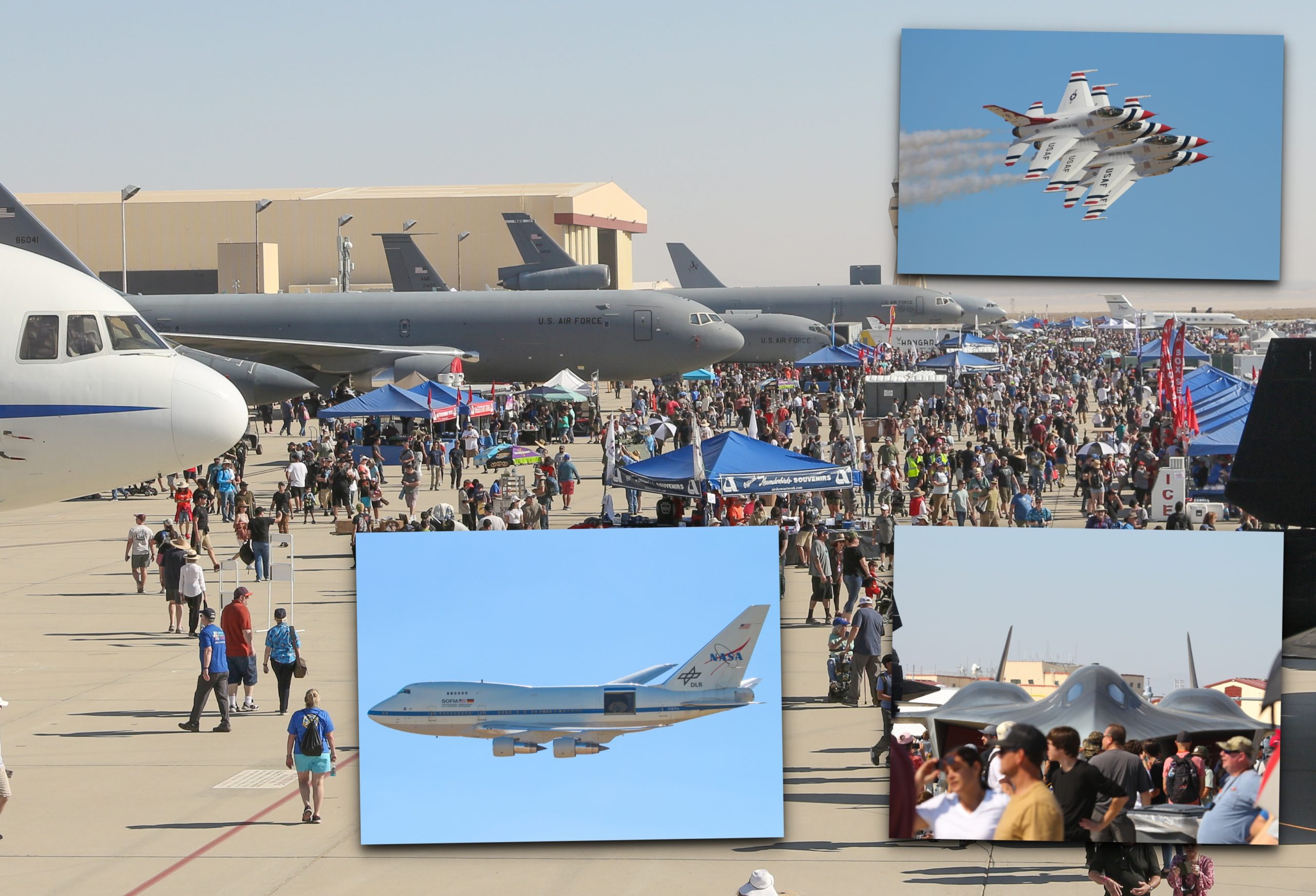 ESPECIAL: Primeiro portões abertos da Base Aérea de Edwards em 13 anos ...